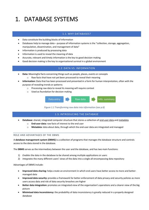Infs1603 2018 Notes Infs1603 Introduction To Business Databases