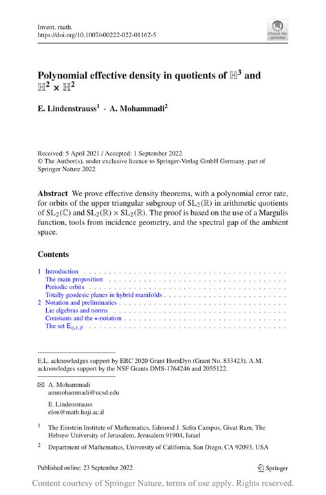 Polynomial Effective Density In Quotients Of Mathbb H 3 And Mathbb H 2times