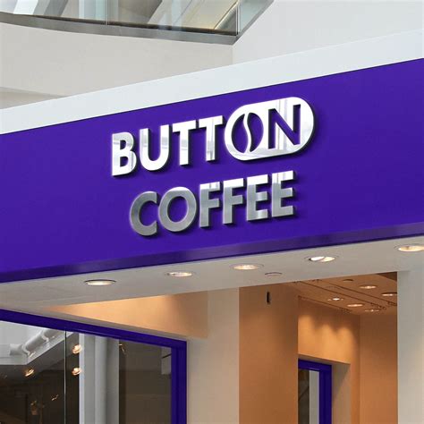 버튼커피 커피숍로고 디자인 로고 디자인 포트폴리오 크몽