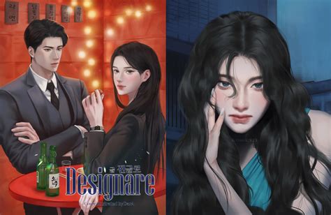 반실사 캐릭터 일러스트 단아 Crepe