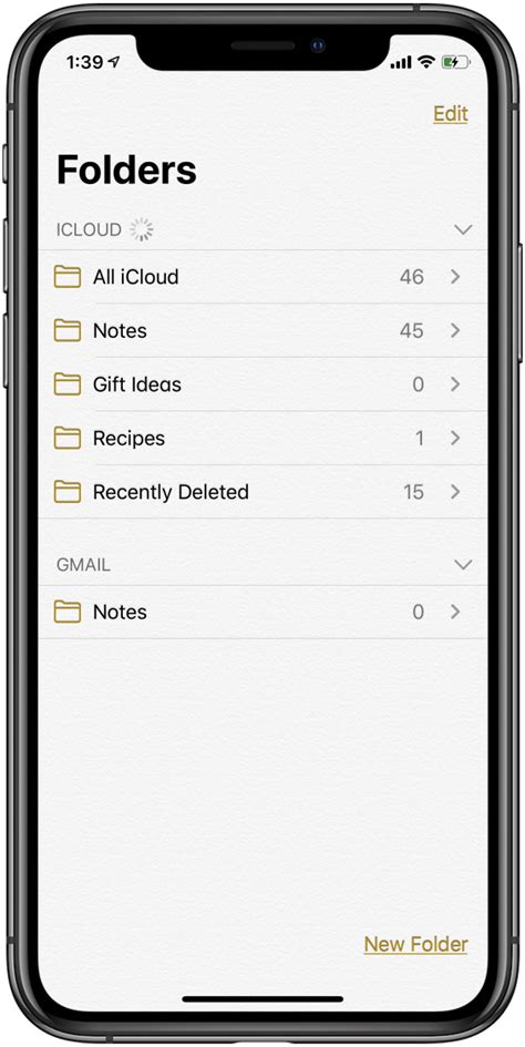 How To Make Folders On The Iphone And Ipad In The Notes App