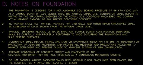 Structural General Notes On Construction Drawings In The Philippines ~ Philippines Board Exam Review