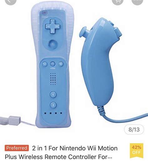 Wii Controller With Nunchuck Video Gaming Gaming Accessories