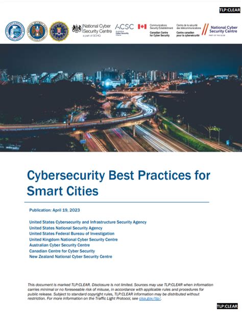 cybersecurity best practices for smart cities
