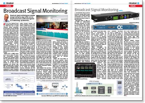 Broadcast Signal Monitoring Inbroadcast