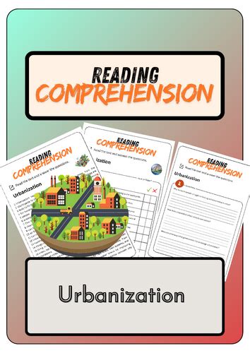 Reading Comprehension Urbanization Solutions Teaching Resources