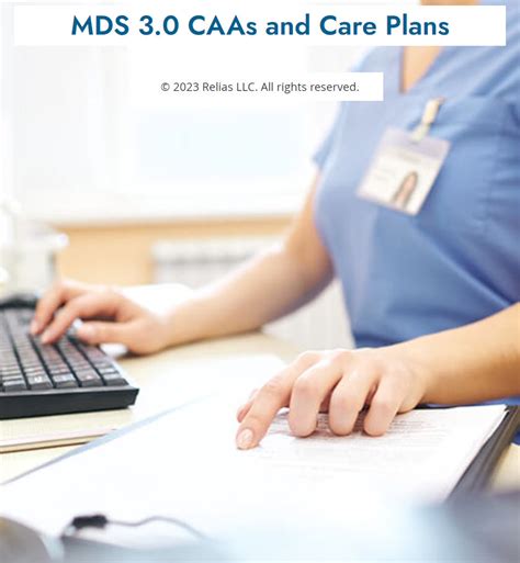 Mds 3 0 Caas And Care Plans Relias Academy