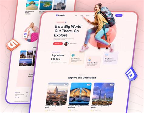 Robin Ahmed On Linkedin Html Css Frontend Travel Website Tourism Programming