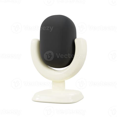 3d Icon Minimal Microphone 22935918 Png