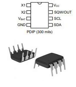 DS RTC Pinout Equivalent Datasheet