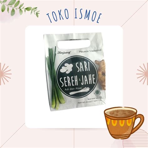 Jual Sari Sereh Jahe Hanjuang Minuman Herbal Shopee Indonesia
