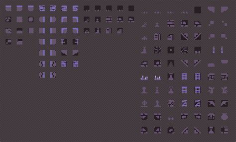 1bit Platformer Game Tileset By Pepaparek