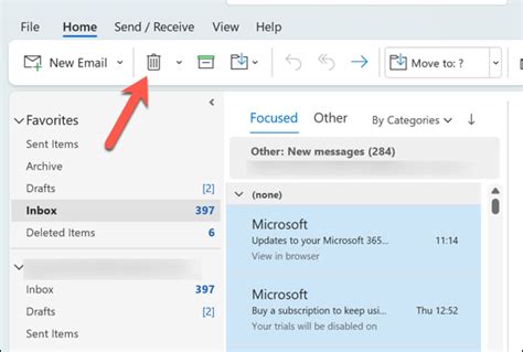 How To Delete Multiple Emails In Microsoft Outlook