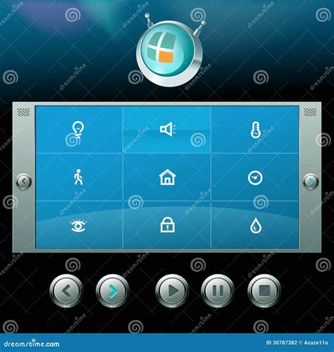 Vector Interface And Icons Stock Vector Illustration Of Check 30787382