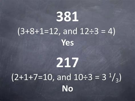 Divisibility Rule Ppt