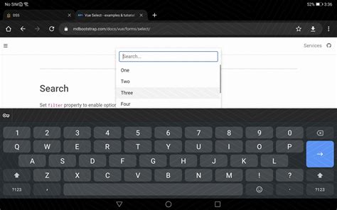 MDBSelect Search Input Field Is Autofocused And Re Focused O Material Design For Bootstrap
