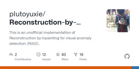 GitHub Plutoyuxie Reconstruction By Inpainting For Visual Anomaly