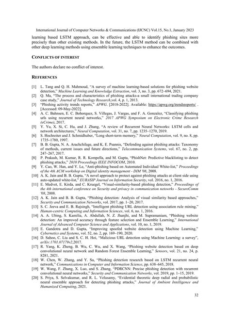 Phishing Url Detection Using Lstm Based Ensemble Learning Approaches Pdf