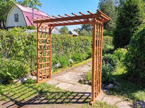 Арка садовая своими руками - 69 фото