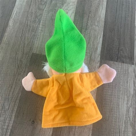 Disney Toys Vintage Bashful Dwarf Hand Puppet Snow White The Seven Dwarfs Walt Disneyland