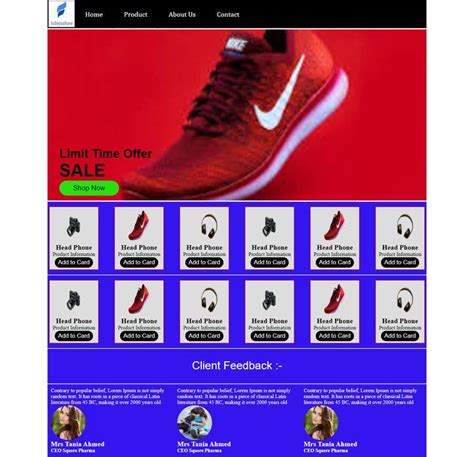 Entry 31 By Mmrehman2023 For One Page Design W Coding Required Freelancer