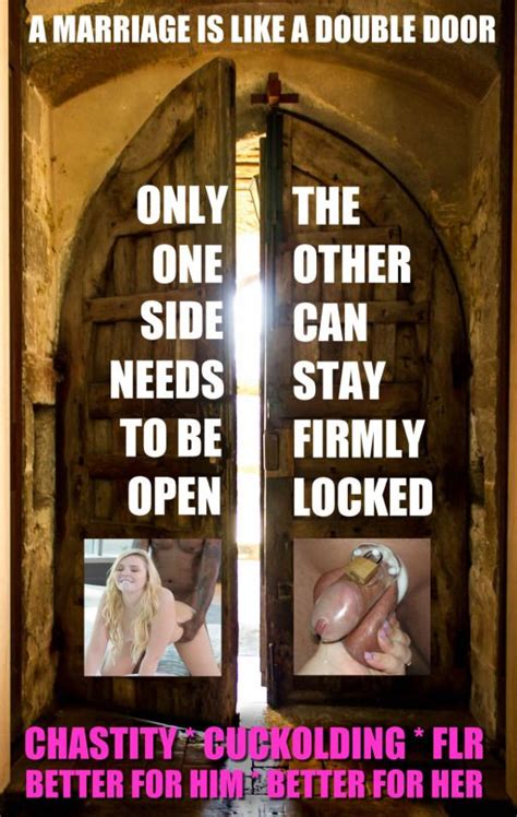 A Marriage Is Like A Double Door A Door Wide Open And A Door Permanently Locked Bild