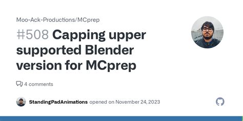 Capping Upper Supported Blender Version For Mcprep · Issue 508 · Moo Ack Productionsmcprep