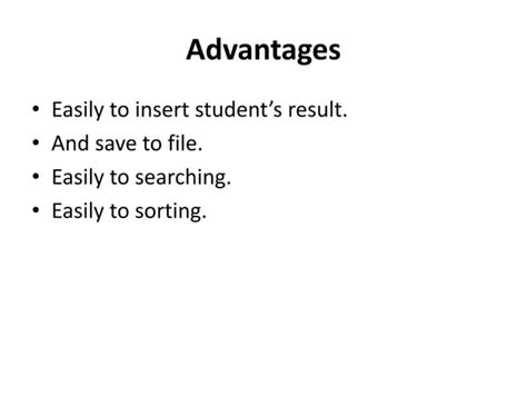 Result Processing System Project Ppt
