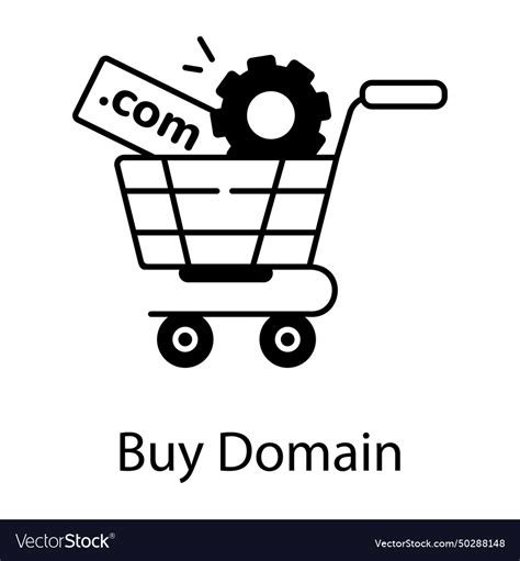 Linear Style Web Programming Icon Royalty Free Vector Image