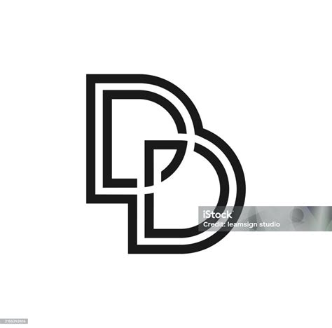 편지 Dd 로고 디자인 일러스트 개념에 대한 스톡 벡터 아트 및 기타 이미지 개념 개념과 주제 금융 Istock