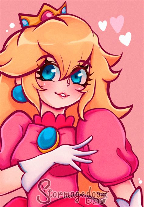 Princess Peach Mario Drawn By Stormagedoom Danbooru
