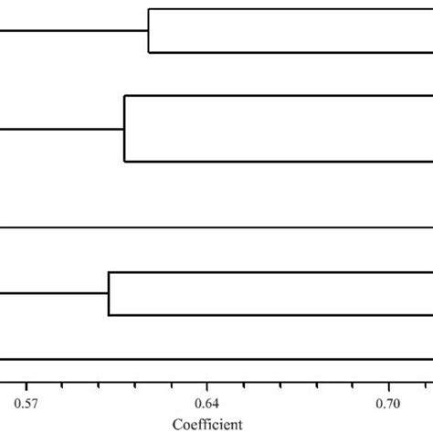 Dendrogram Obtained With Upgma Based On Jaccards Similarity