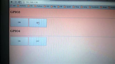 Esp8266 01 Ajax Gpio Youtube