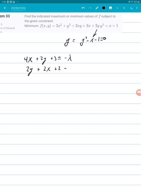 Solvedfind The Maximum And Minimum Values Of The Quadratic Form F𝐱