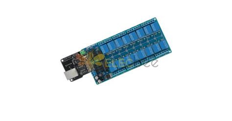 Ethernet Control Module With 16 Chs Relay For Lan Wan Web Server Rj45 Android Ios