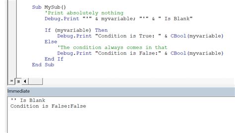 Vba Default Value For Non Existing Variable Stack Overflow