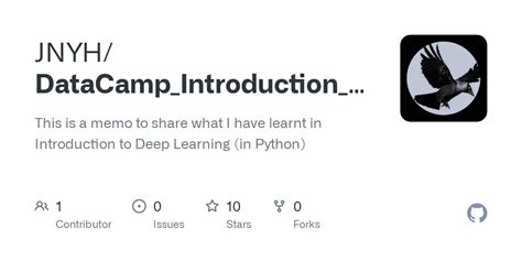 Github Jnyhdatacampintroductiontodeeplearninginpython This Is A Memo To Share What I