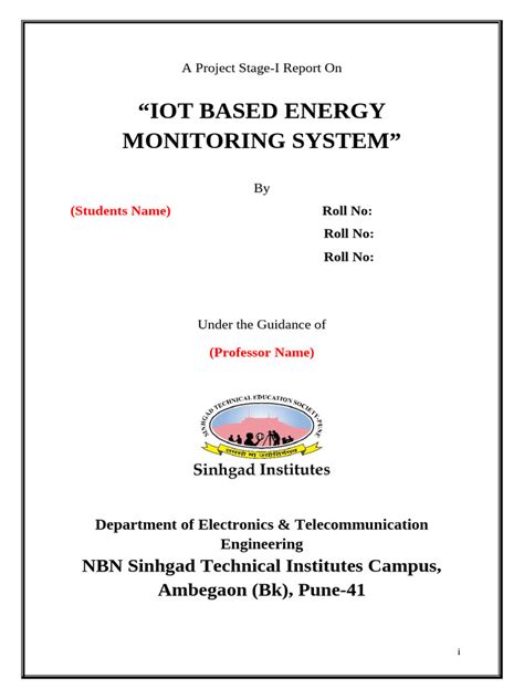 Iot Based Energy Monitoring System Pdf Internet Of Things Energy Conservation