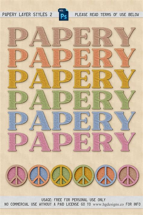 Free Download Photoshop Layer Styles Set Hg Designs