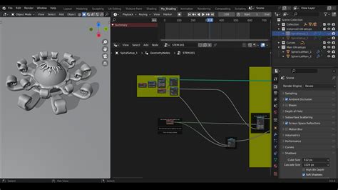 Unfold Spiral Any Curve In GeoNodes Superhive Formerly Blender Market