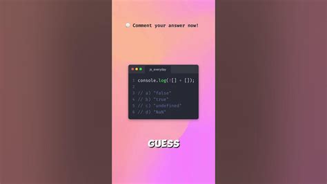 Javascript Quiz Whats The Truth Here 🕵️‍♂️ Coding Js Code