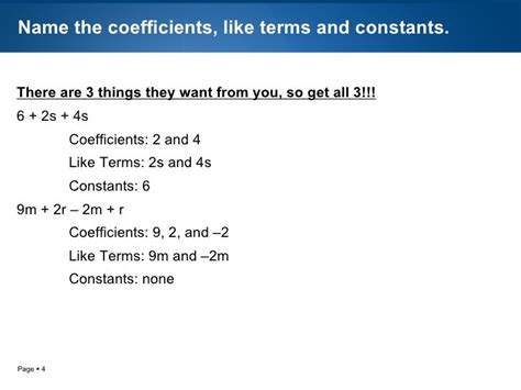 Pa2 3 Simplifying Algebraic Expressions