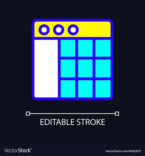 Data Mining Statistics Rgb Color Pixel Perfect Vector Image