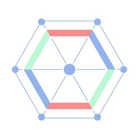 Premium Vector Hexagonal Infographic Diagram Element