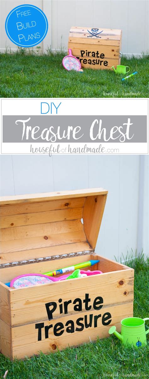 DIY Treasure Chest Toy Box Houseful Of Handmade