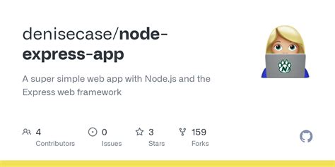 GitHub Denisecase Node Express App A Super Simple Web App With Node Js And The Express Web
