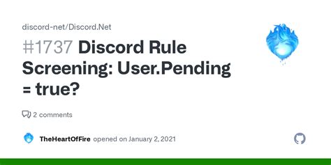 Discord Rule Screening Userpending True · Issue 1737 · Discord Netdiscordnet · Github