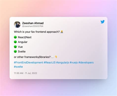 Frontenddeveloper Reactjs Nextjs Angular Vuejs Svelte Zeeshan Ahmad