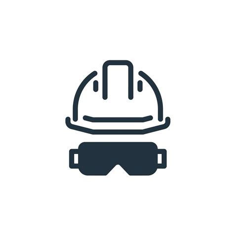 Worker Helmet Icon In Trendy Flat Style Isolated On White Background Worker Helmet Vector
