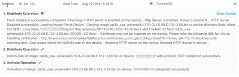 Cisco DNA Device Upgrade I O Error FINKOTEK
